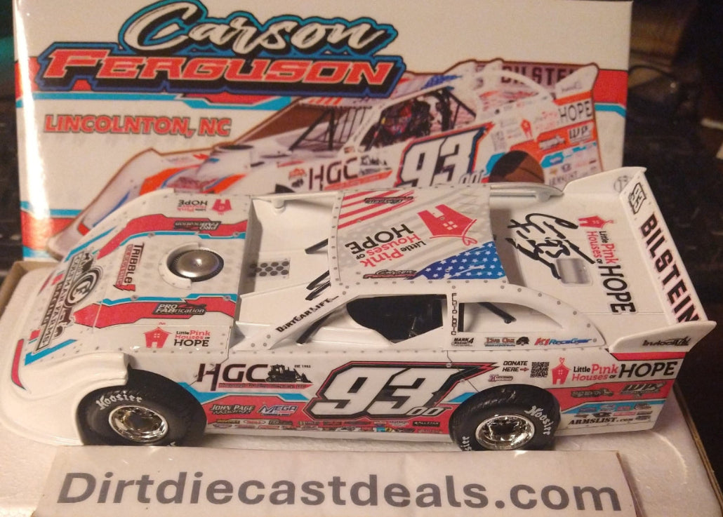Carson Ferguson 2024 Custom Dirt Late Model 1/24 Only 40 Made Extremel – Dirt Diecast Deals