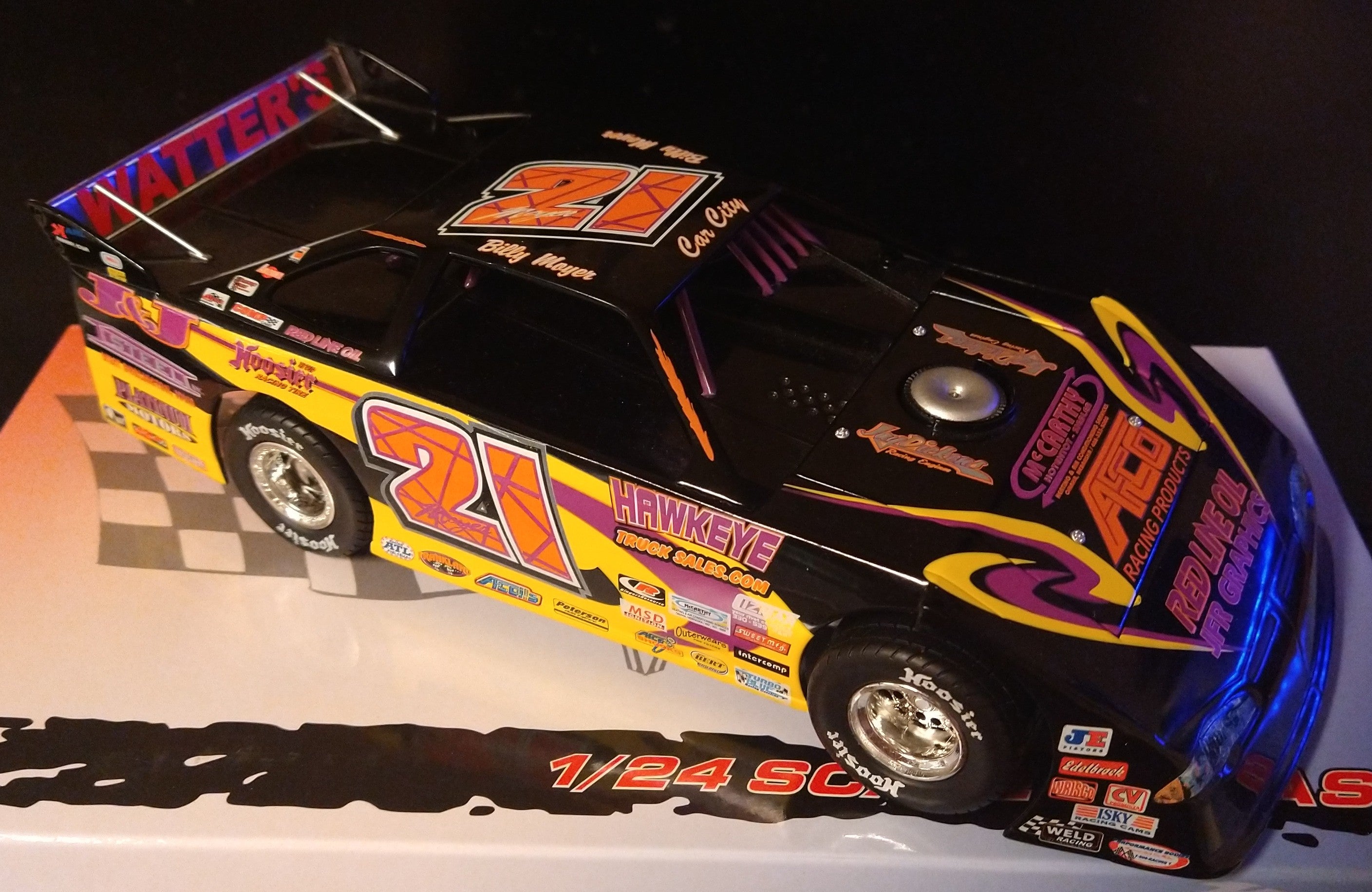 Billy Moyer 2003 ADC Late Model Dirt Car 1/24 Diecast in Donor Box – Dirt Diecast Deals