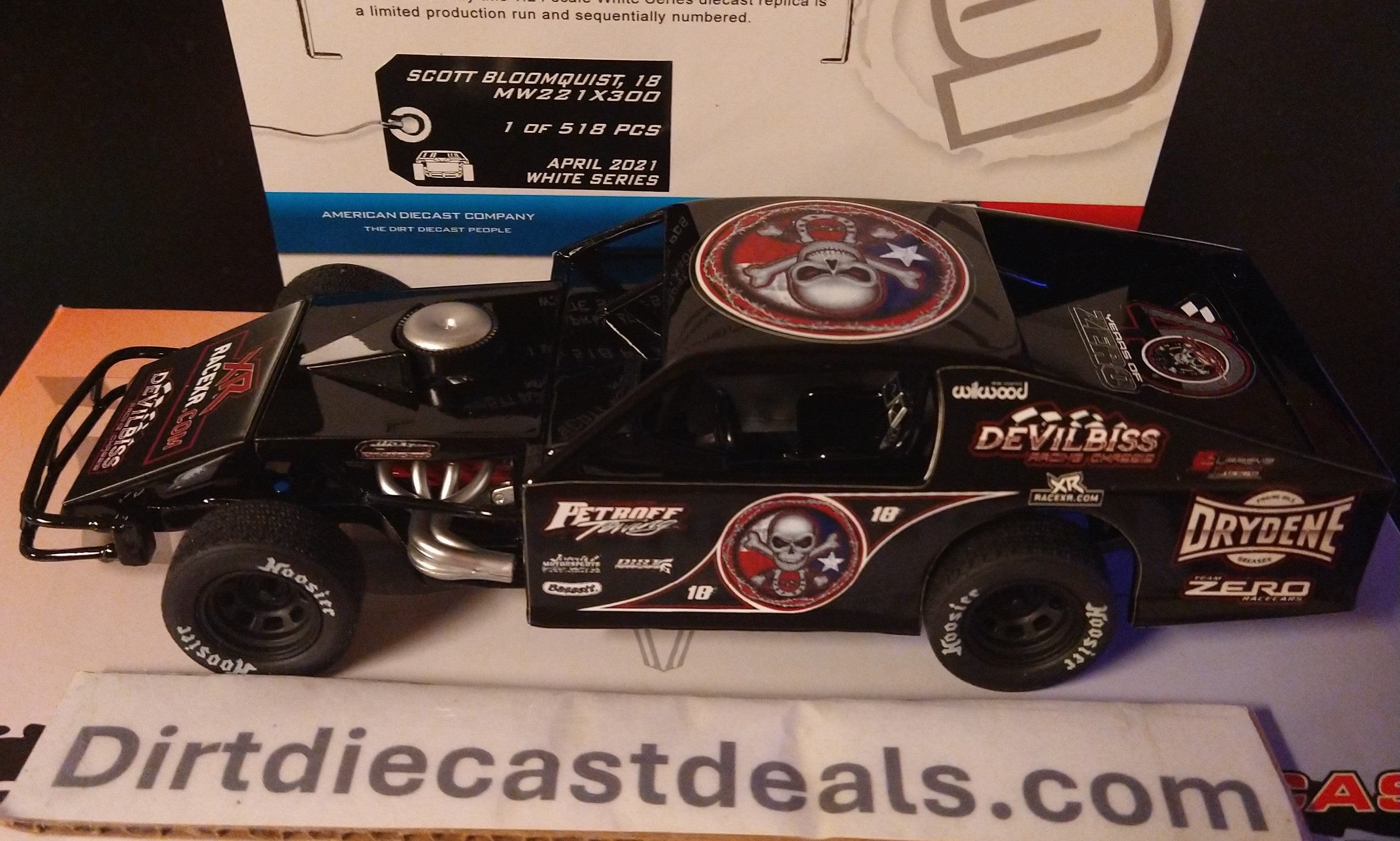 Scott Bloomquist 2021 ADC 1/24 Scale Modified Dirt Diecast – Dirt Diecast Deals