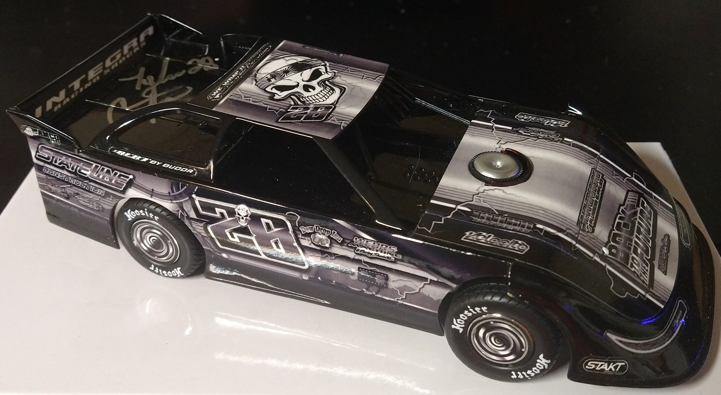 Tyler Carpenter Auto'd Custom 1/24 Dirt Late Model Diecast – Dirt ...