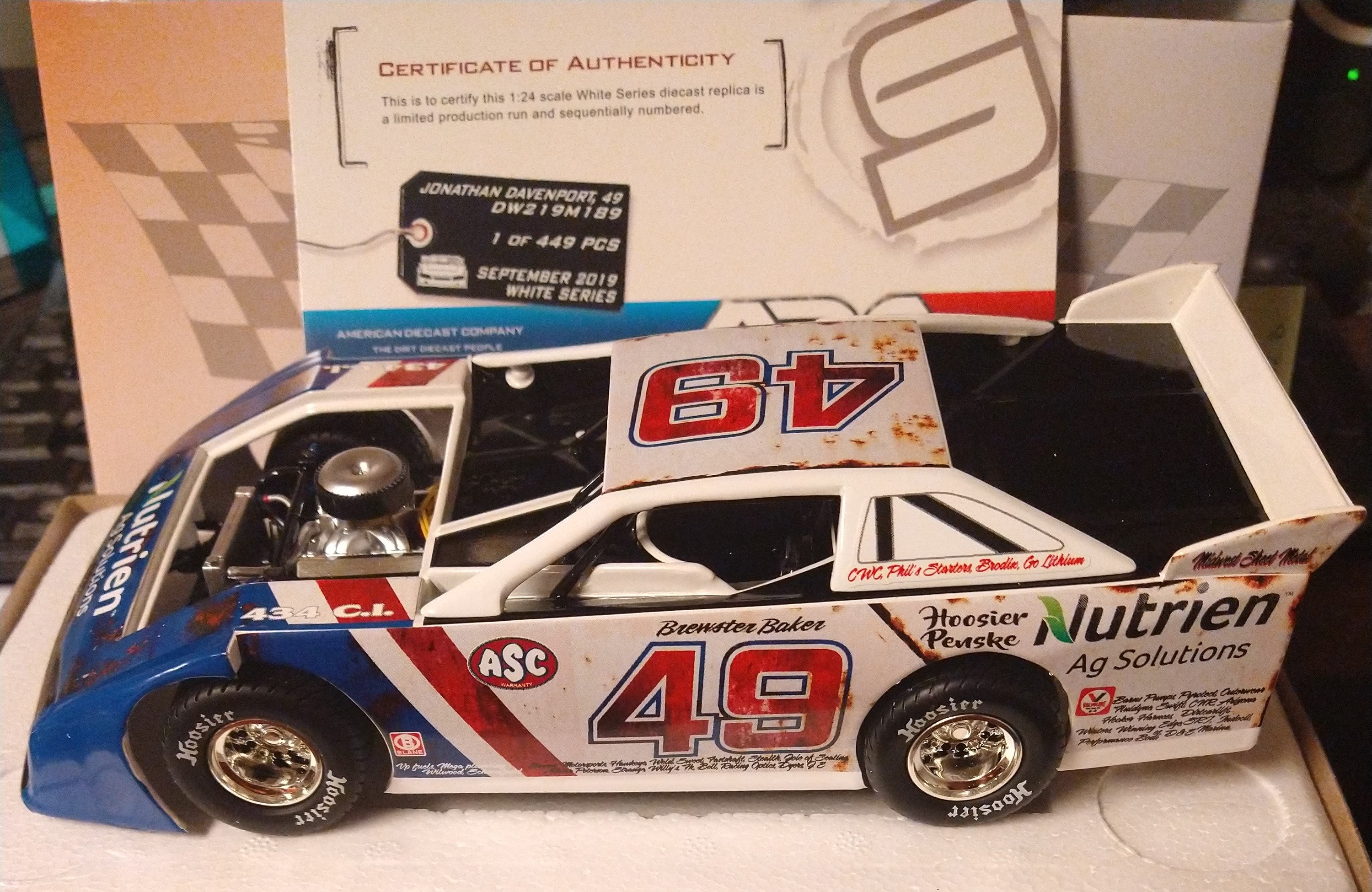 2021 And Older ADC Late Model 1/24 Diecast – Dirt Diecast Deals