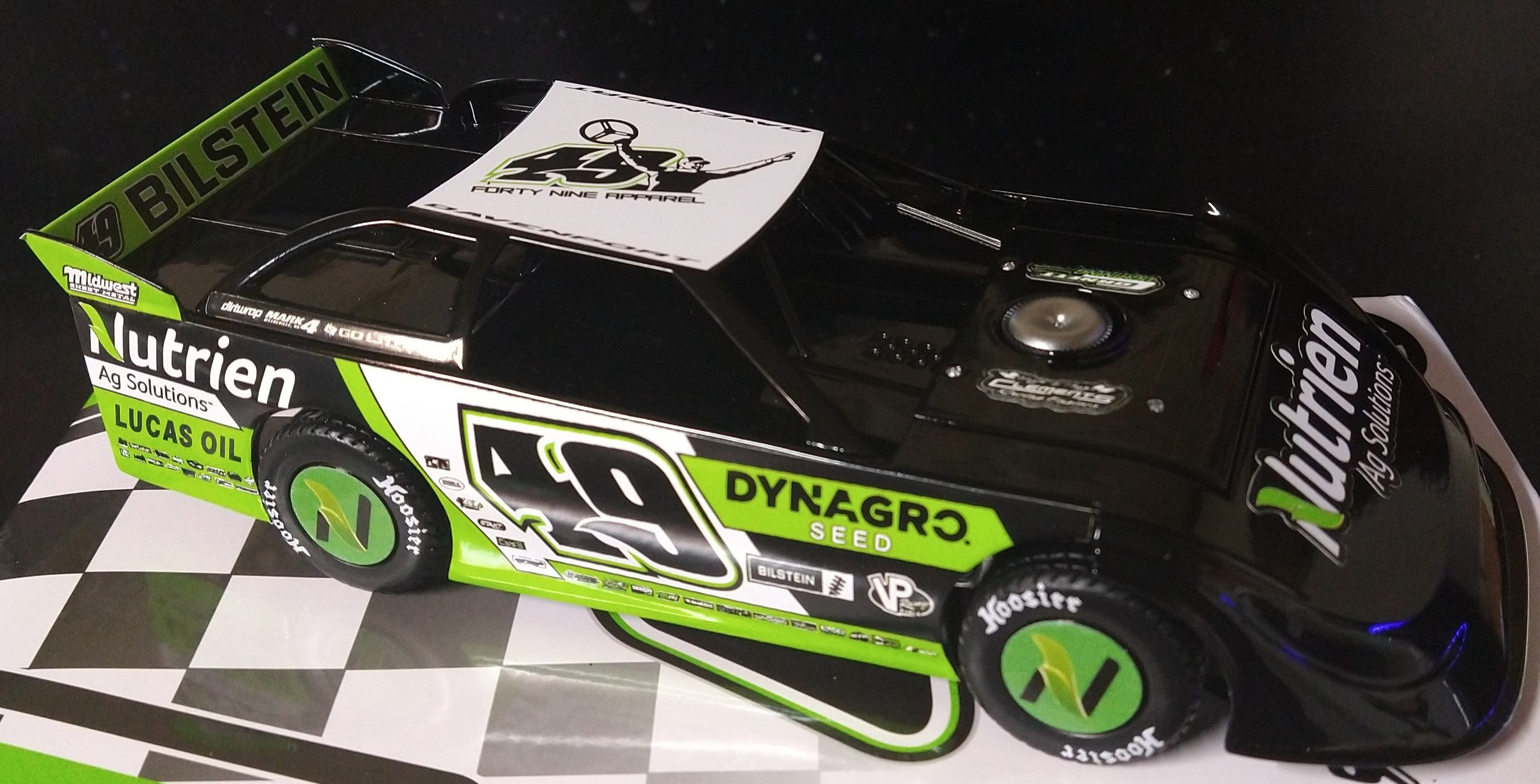 Jonathan Davenport 2023 ADC Dirt Late Model 1/24 Diecast Custom Box ...