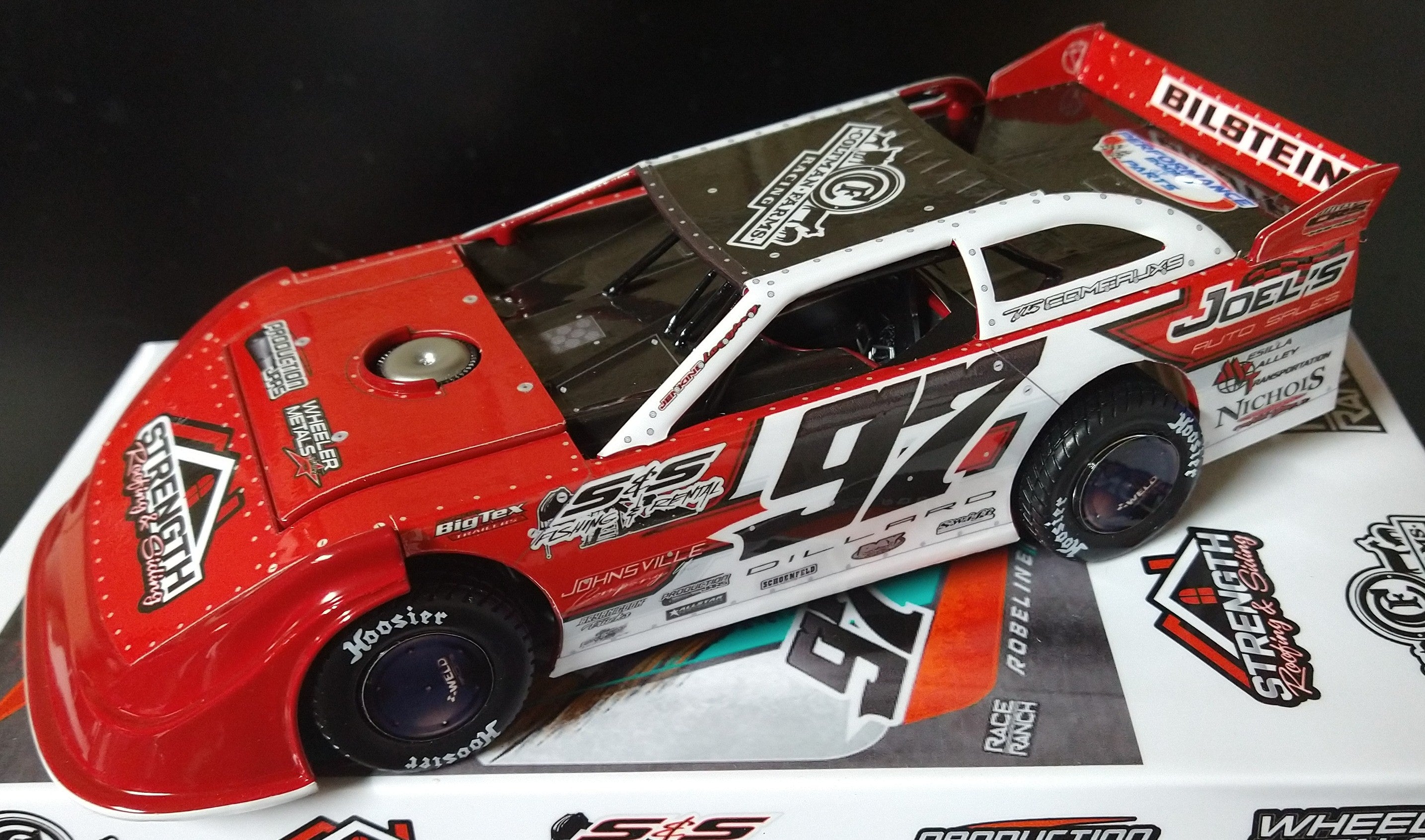Cade Dillard 2025 Hobson Custom Dirt Late Model 1/24 Diecast Only 30 M ...