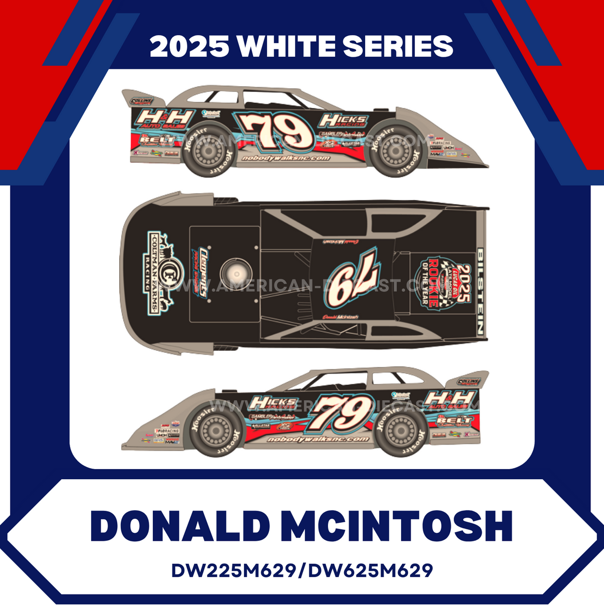 Donald McIntosh 2025 ADC Late Model Dirt 1/64 Diecast – Dirt Diecast Deals
