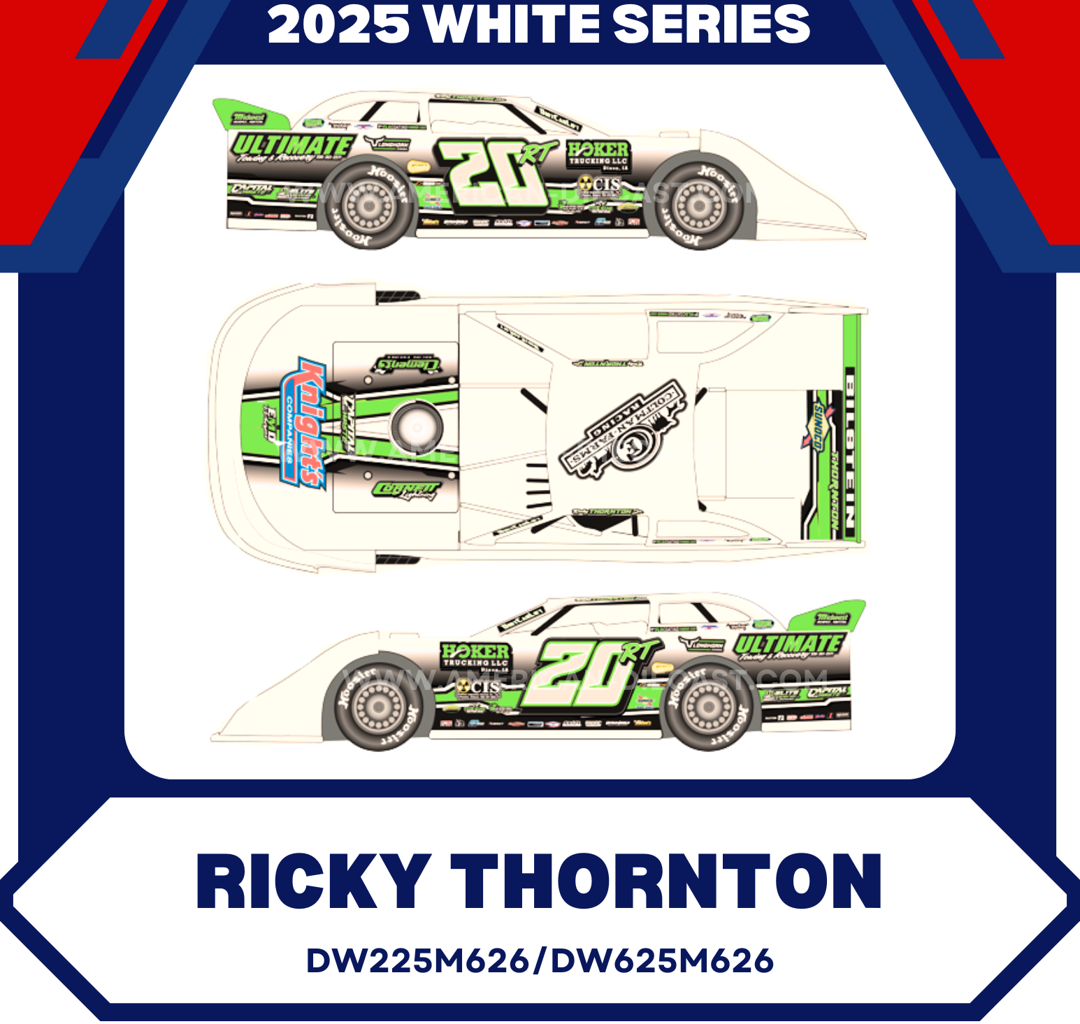 Ricky Thornton 2025 ADC World 100 Late Model Dirt 1/64 Diecast – Dirt ...