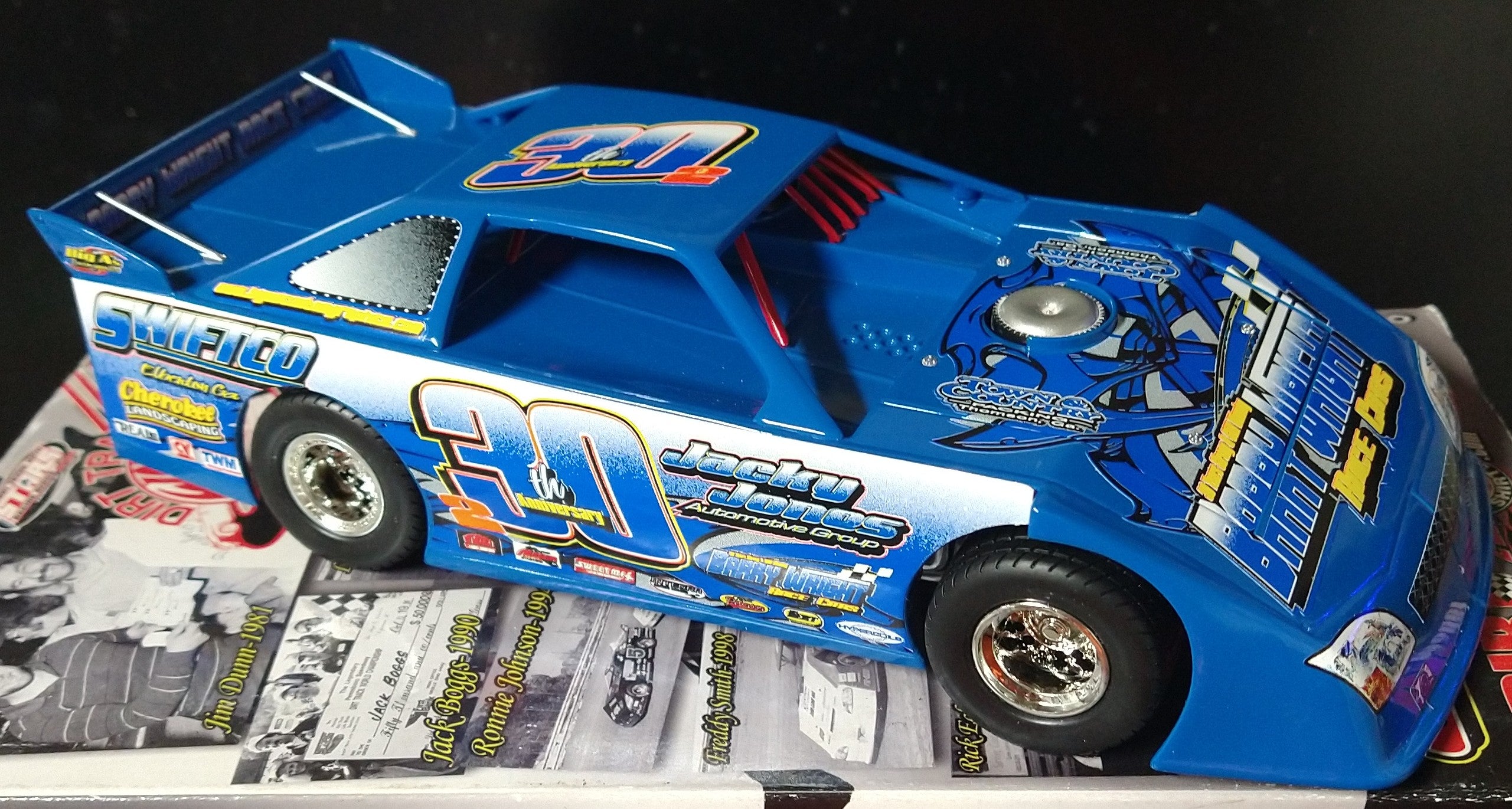 Barry Wright 2007 ADC 30th Anniversary 1/24 Dirt Late Model Diecast ...